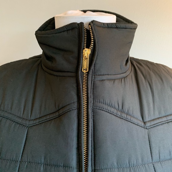 Chaps | Jackets & Coats | Chaps Bubble Vest With Gold Zipper Buttons | Poshmark